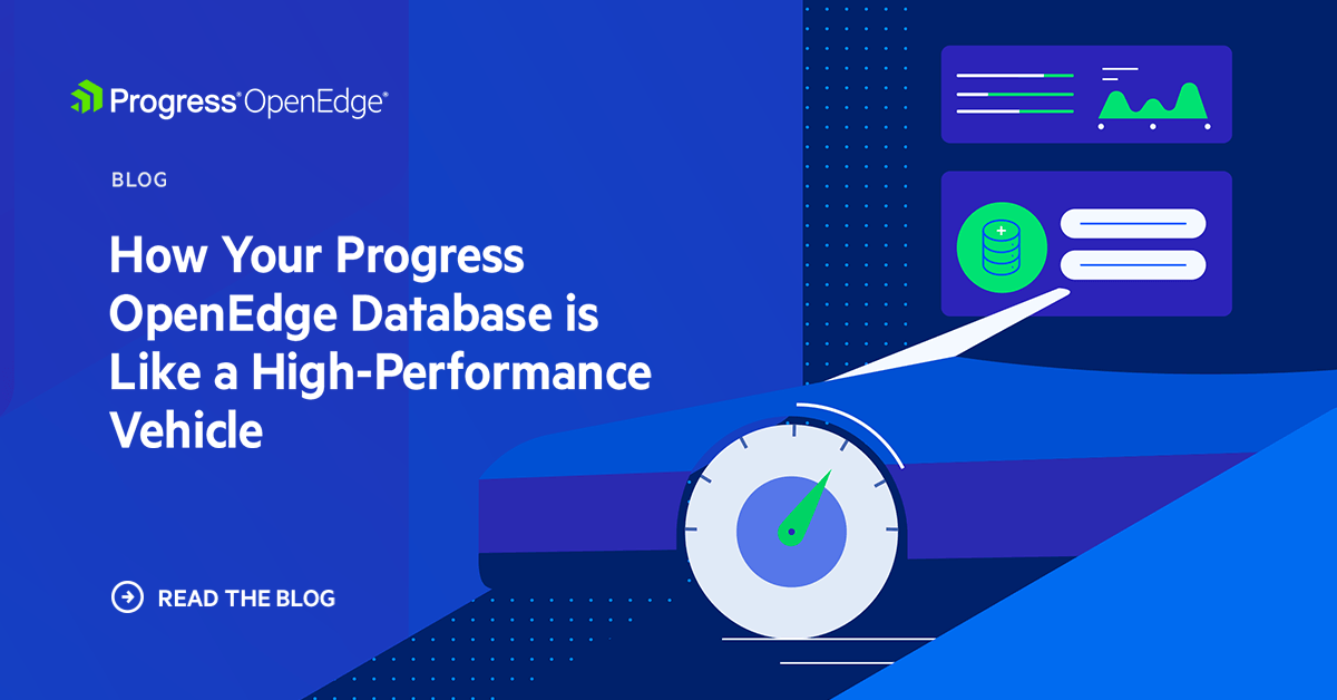 How Your Progress Openedge Database Is Like A High Performance Vehicle