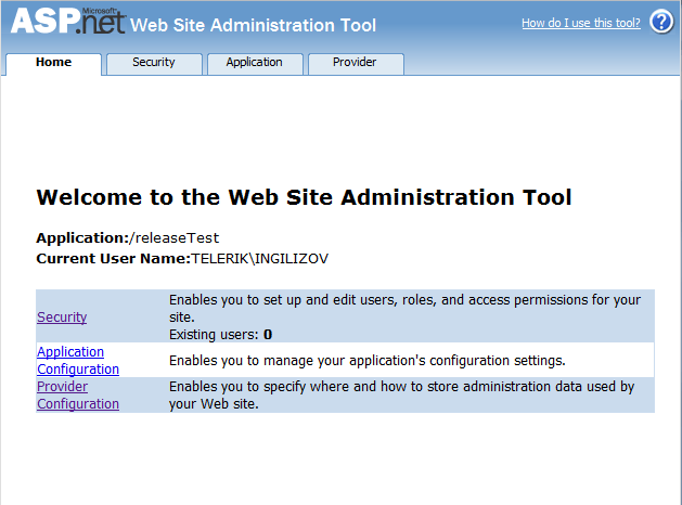 Using The Aspnet Sql Membership Provider In Sitefinity