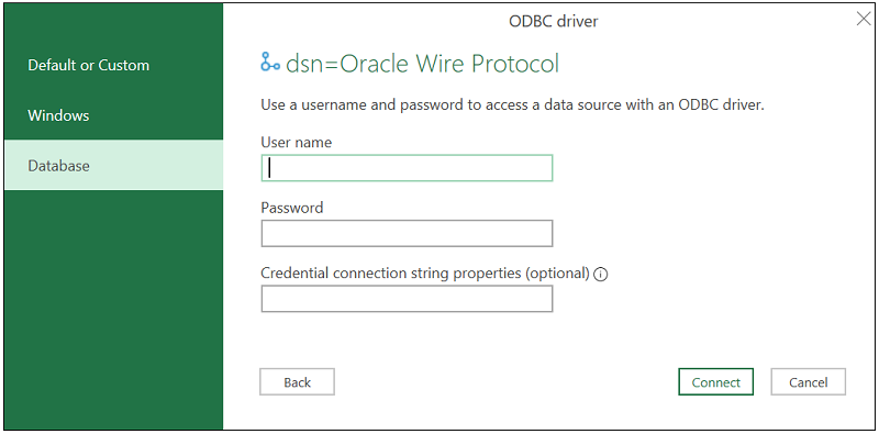 How To Build Excel Reports On Oracle Database Using Datadirect Oracle Driver For Odbc
