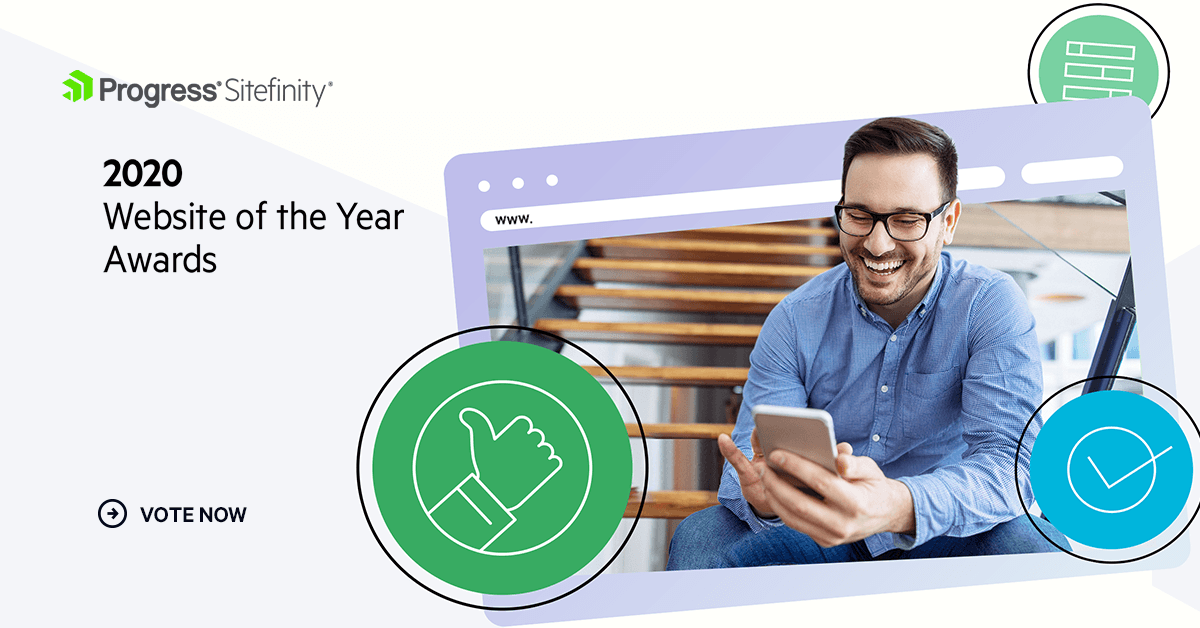 Progress Sitefinity's 2020 Website of the Year Finalists