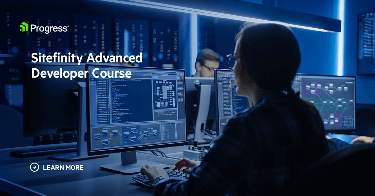 Sitefinity Instructor Led Advanced Developer Training Progress