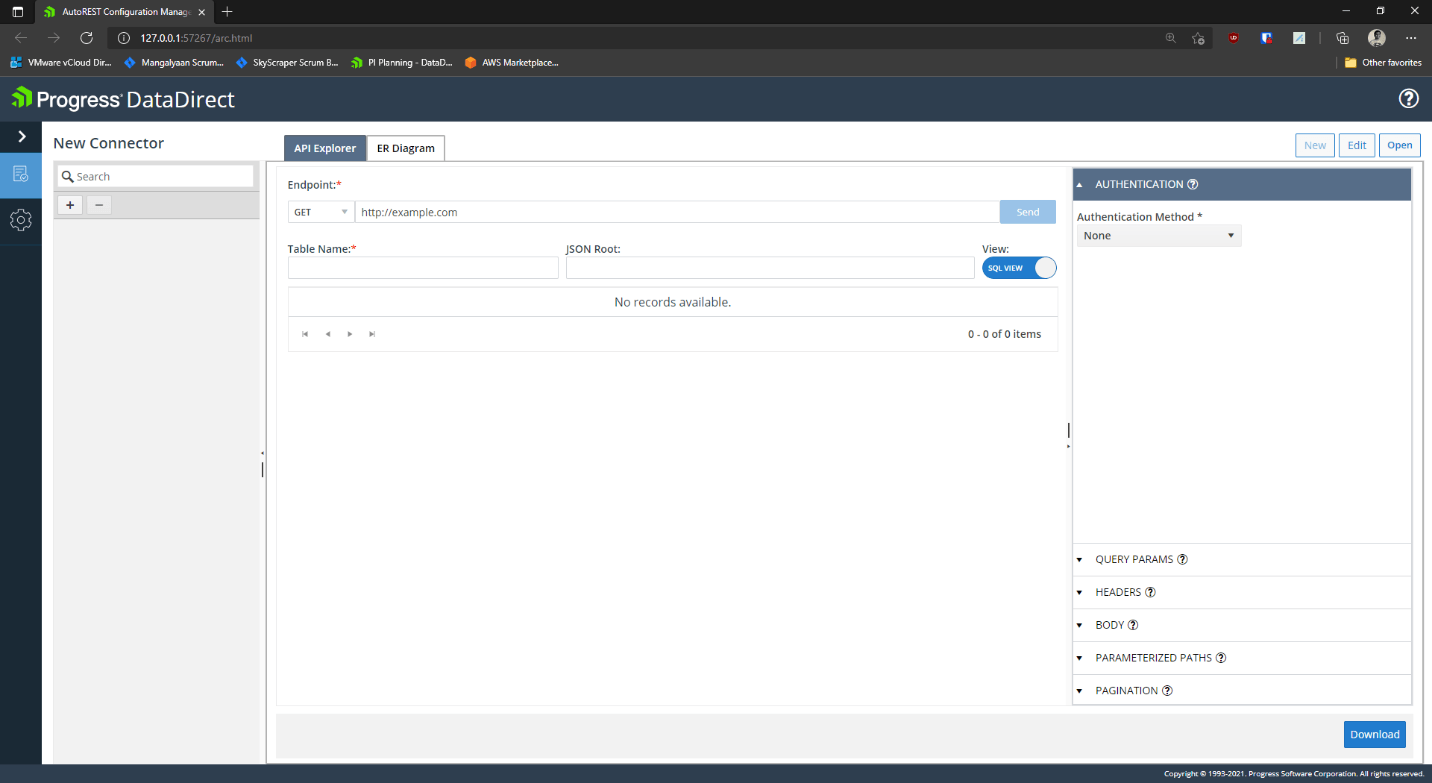 Getting Started With Autonomous Rest Connector Ui