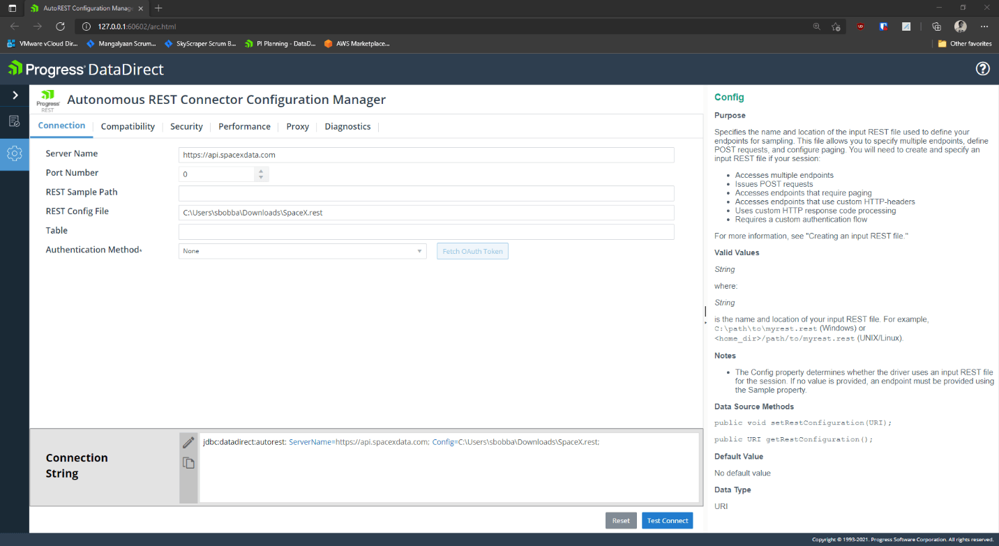 Getting Started Guide For Progress Datadirect Autonomous Rest Connector Ui