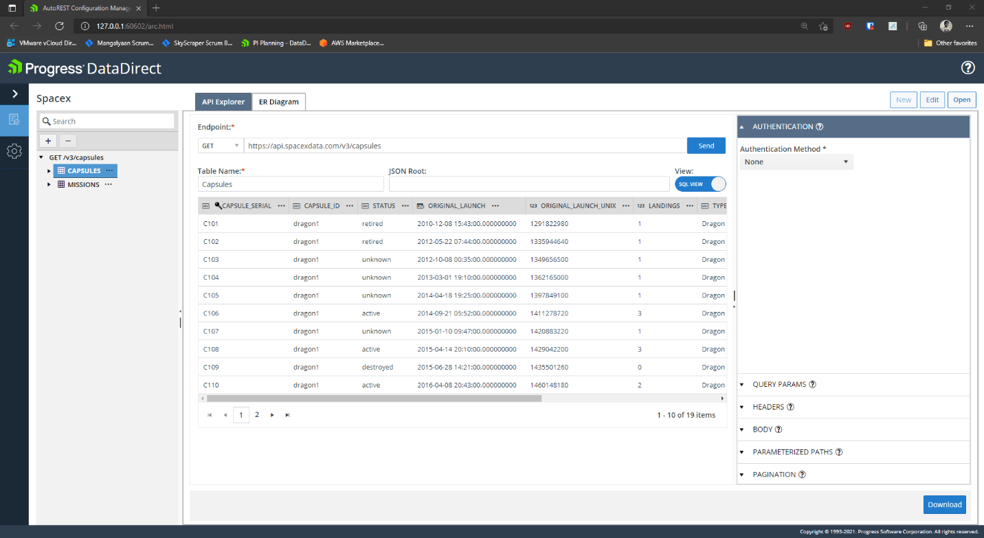 Getting Started With Autonomous Rest Connector Ui