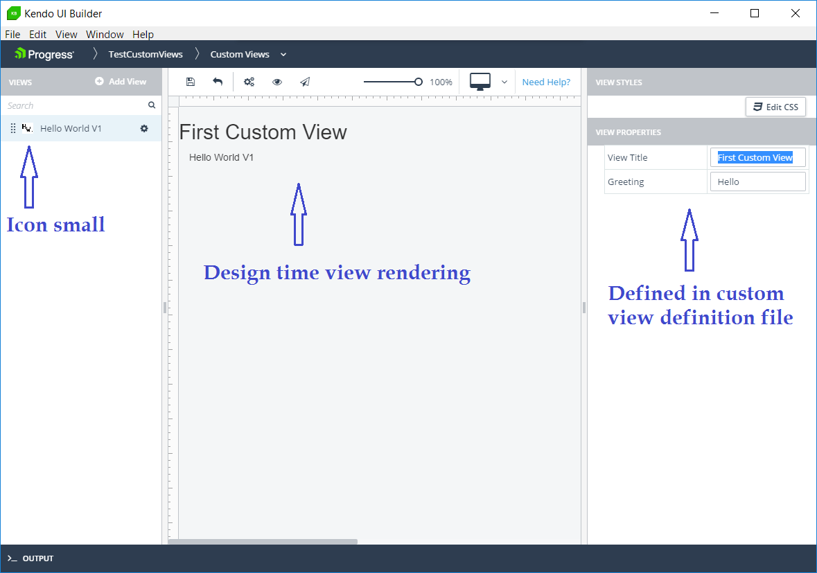Kendo Ui Builder Custom Templates
