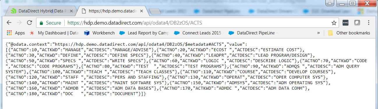 DB2 for z/OS Mainframe REST Services Using OData
