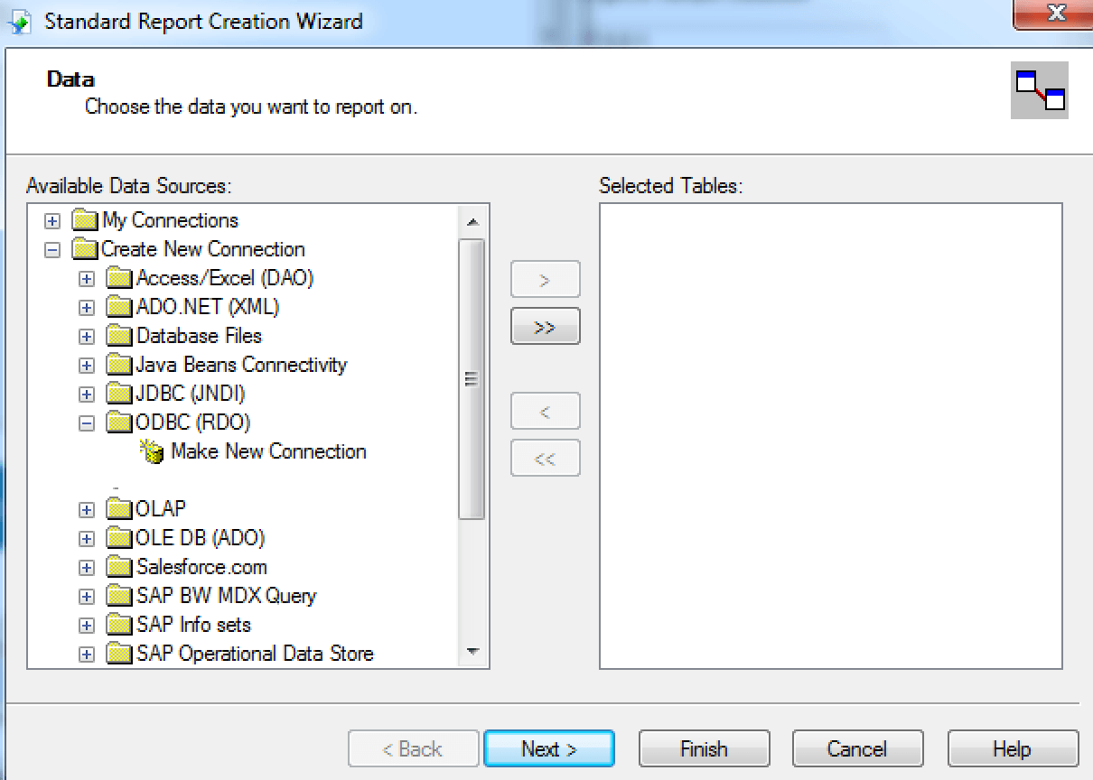 Connect Crystal Reports to MongoDB Connect Crystal Reports to MongoDB
