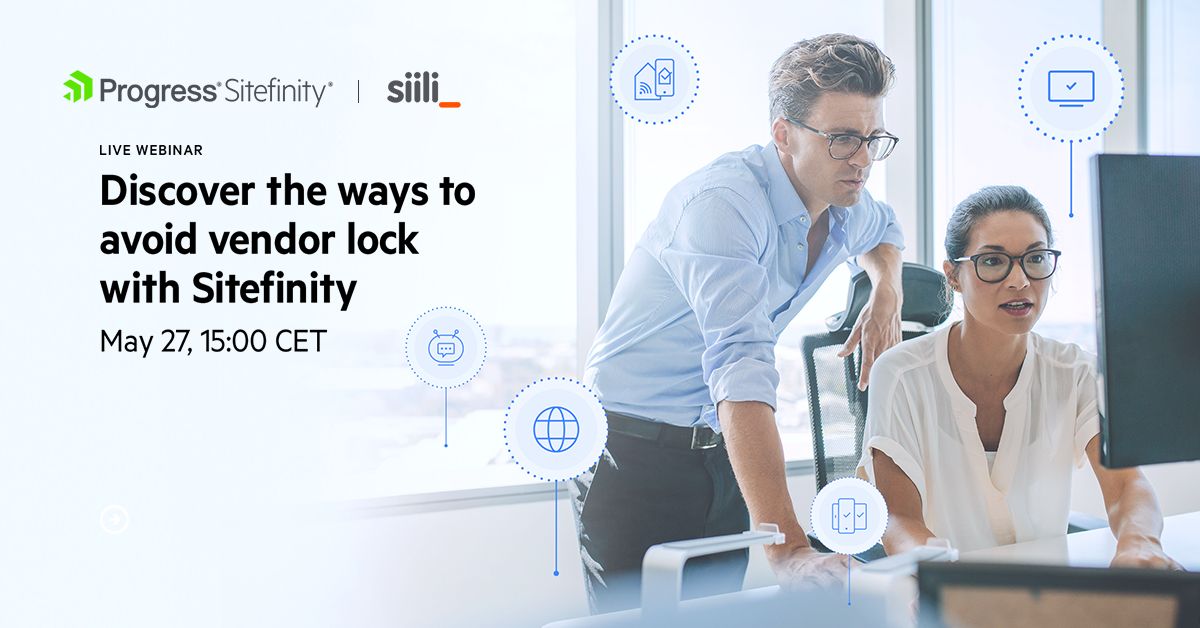 Discover ways to avoid vendor lock with Sitefinity
