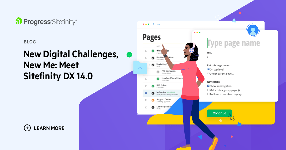 New Digital Challenges, New Me: Meet Sitefinity 14.0