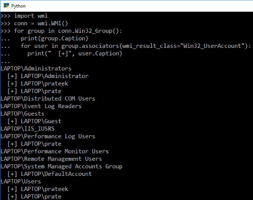 Managing Windows System Administration With Wmi And Python