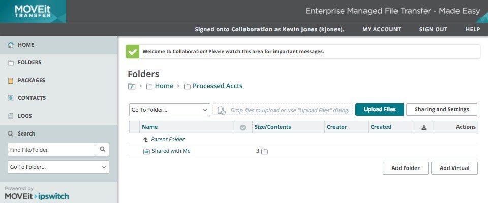 Announcing MOVEit 2018®, With Secure Folder Sharing Collaboration Announcing MOVEit 2018®, With Secure Folder Sharing Collaboration