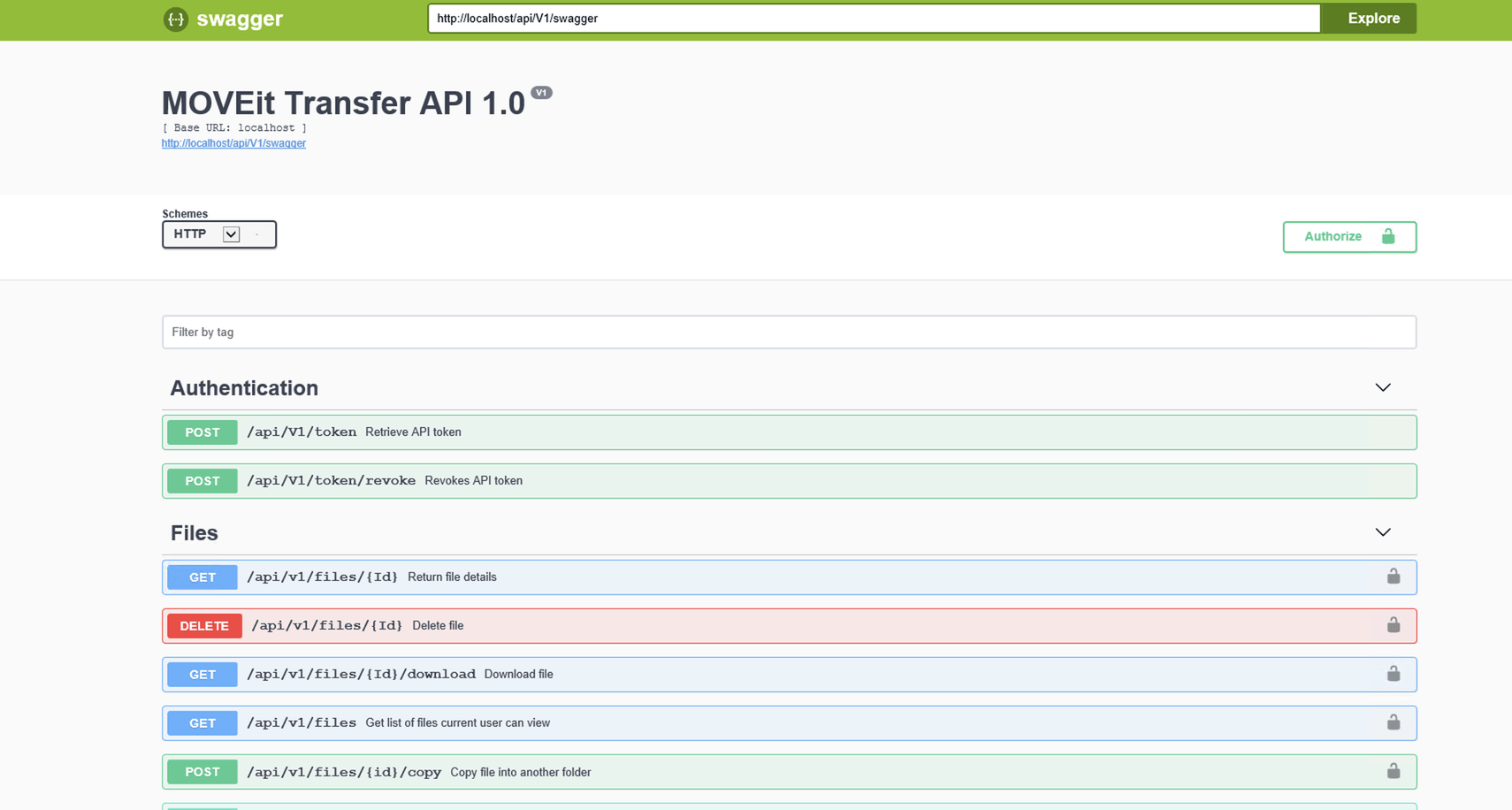 Working with the New MOVEit Transfer REST API Endpoints Working with the New MOVEit Transfer REST API Endpoints