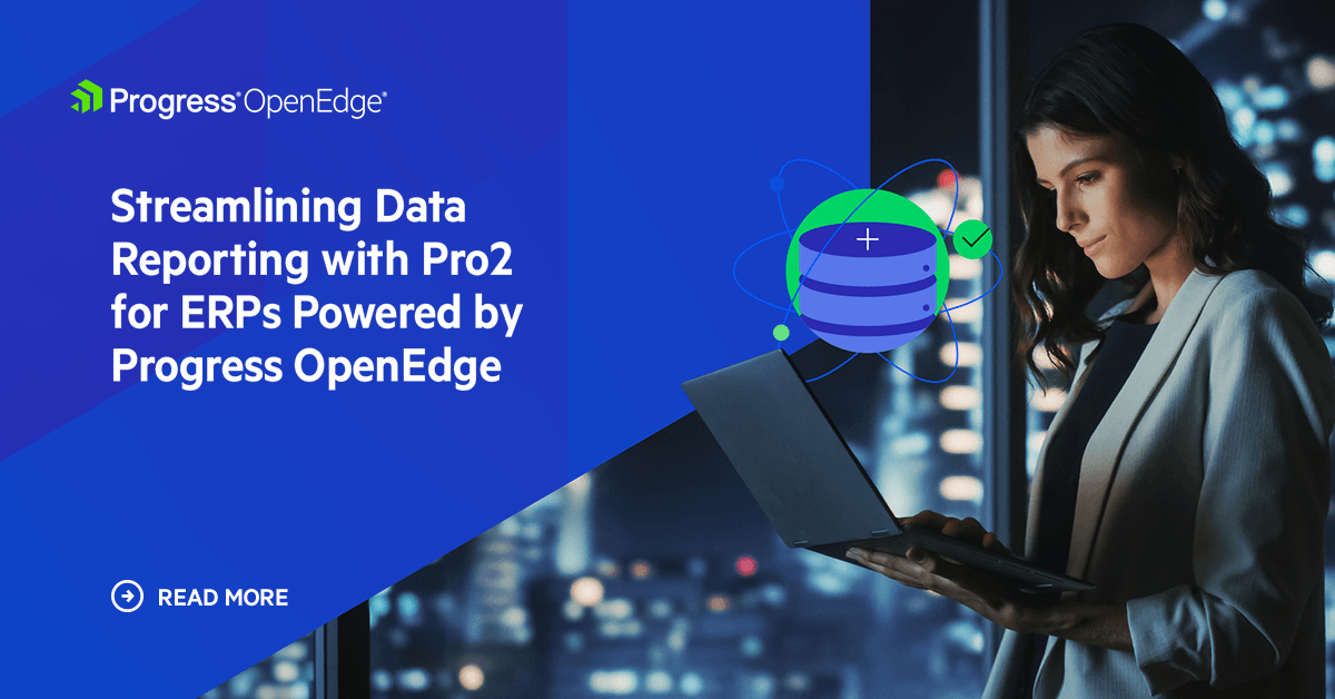 [Whitepaper] Streamlining Data Reporting with Pro2 for ERPs Powered by Progress OpenEdge