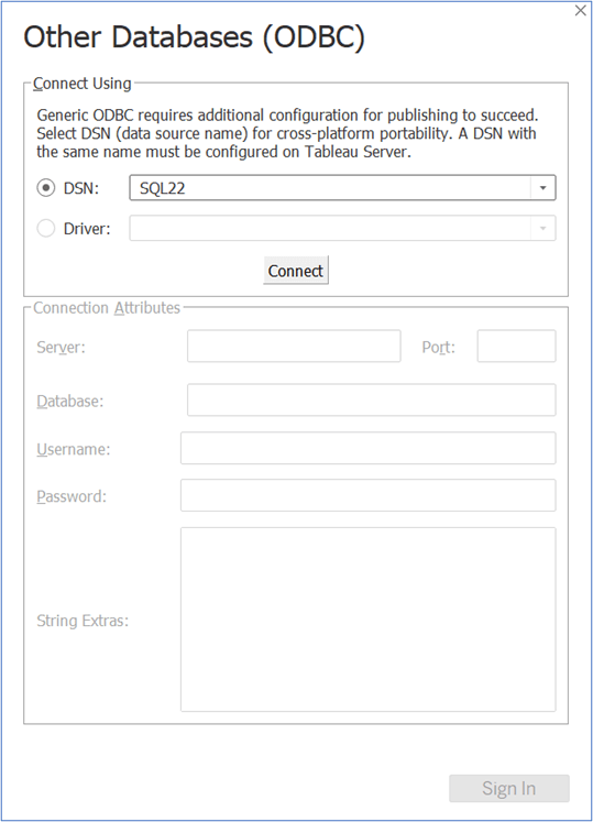 How To Build Tableau Reports On Sql Server Data Using Sql Server Odbc Driver