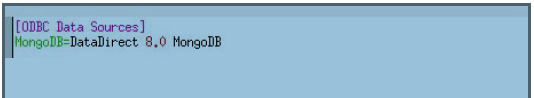 Sas Access To Mongodb Using A Datadirect Odbc Driver