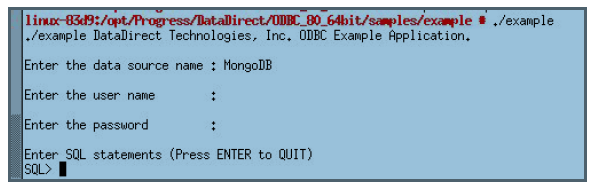 Sas Access To Mongodb Using A Datadirect Odbc Driver