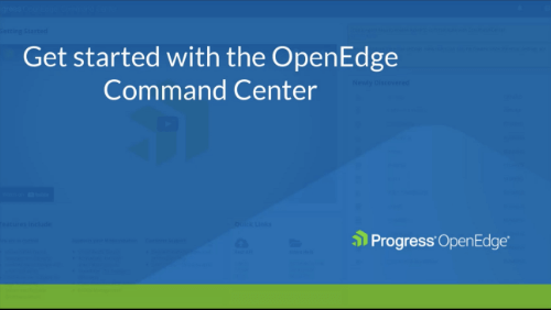 OpenEdge Command Center (OECC) Management Console | Progress OpenEdge OpenEdge Command Center (OECC) Management Console | Progress OpenEdge