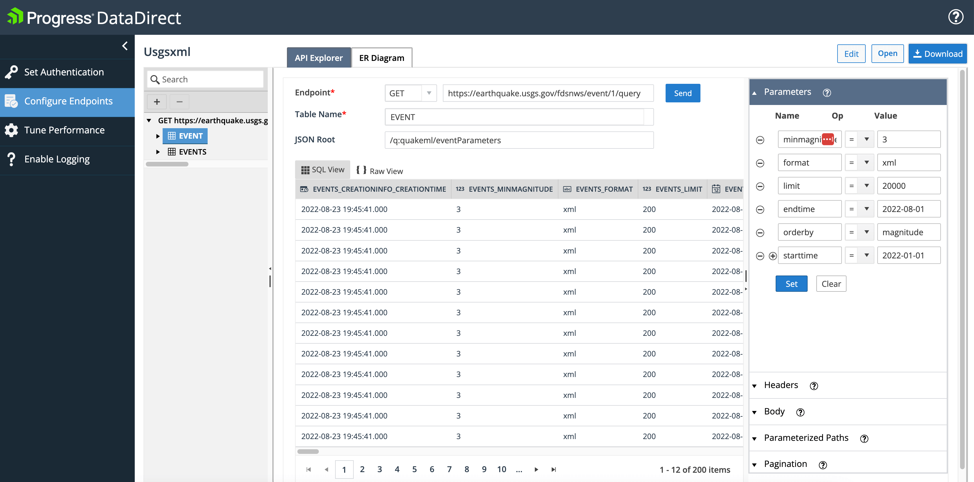 Got Rest But Not Json Progress Autonomous Rest Connector Works With Xml And Csv Rest Services Too